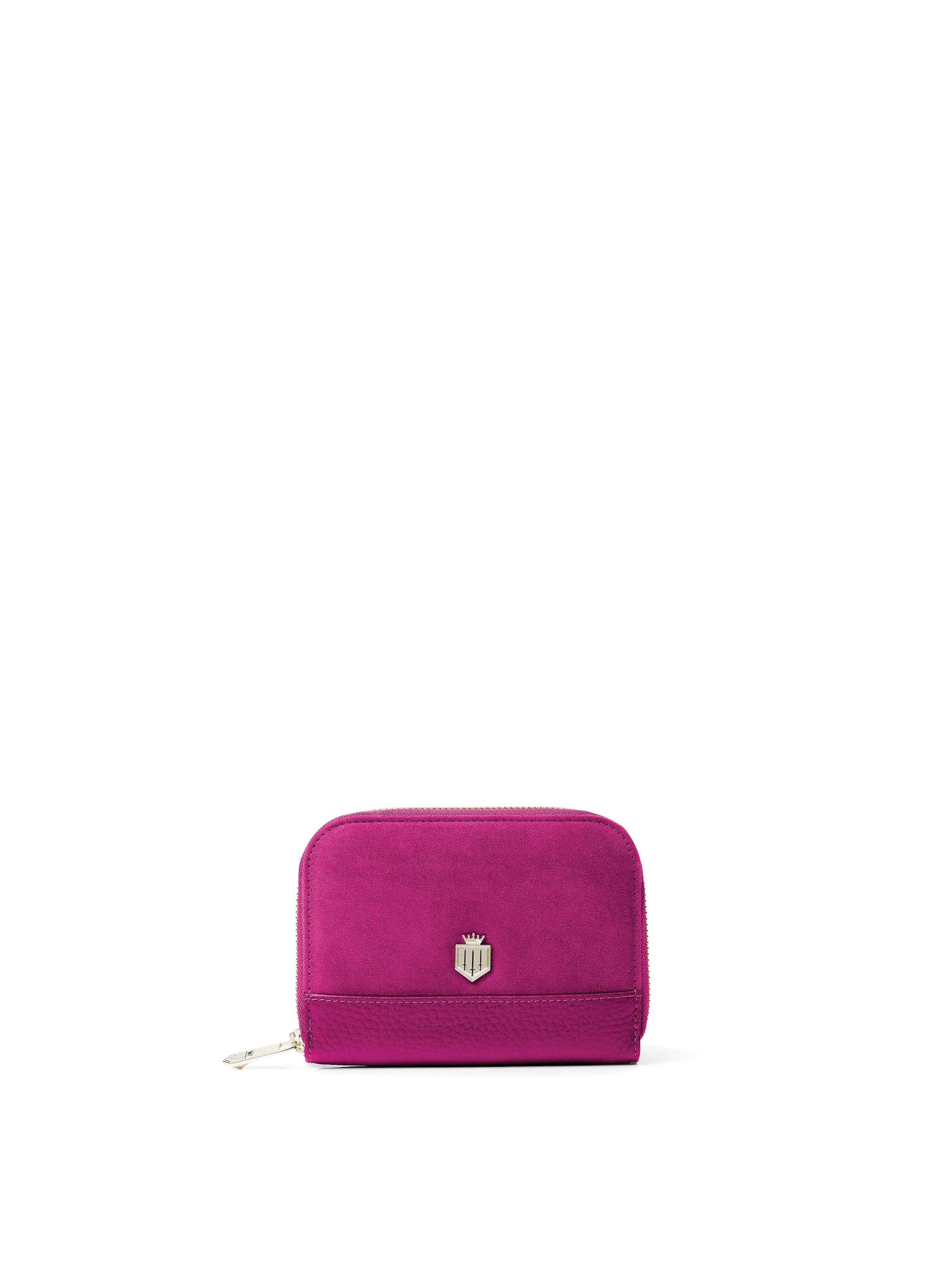 Refurbished Mini Salisbury - Women's Purse - Fuchsia Leather | Refavored