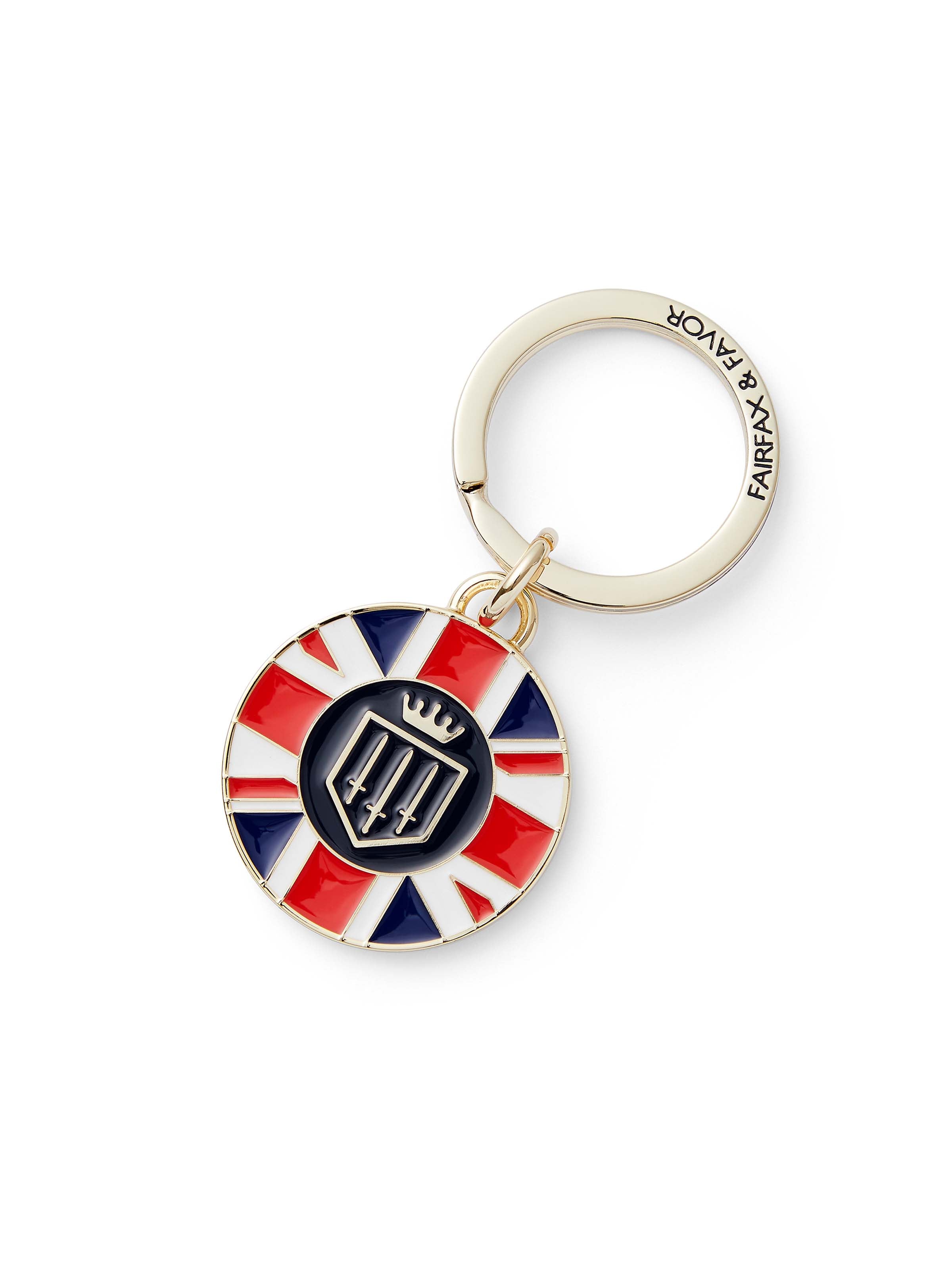 Refurbished Jubilee Red/ White/ Blue Key Ring | Refavored